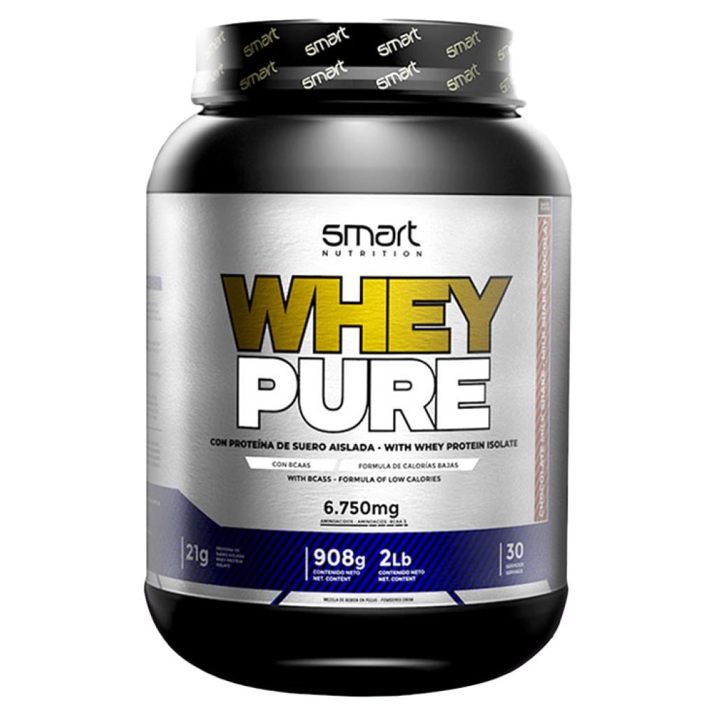 WHEY PURE 2 LIBRAS (908 GR) - SMART NUTRITION - Outlet Fit Colombia