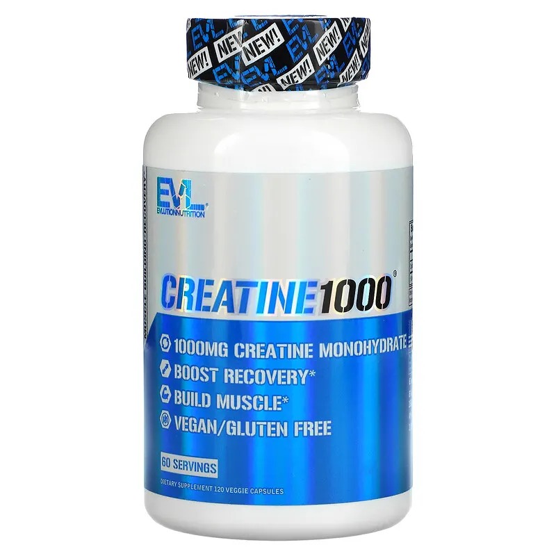 CREATINE 1000 60 SERVICIOS UNFLAVORED - EVL - Outlet Fit Colombia