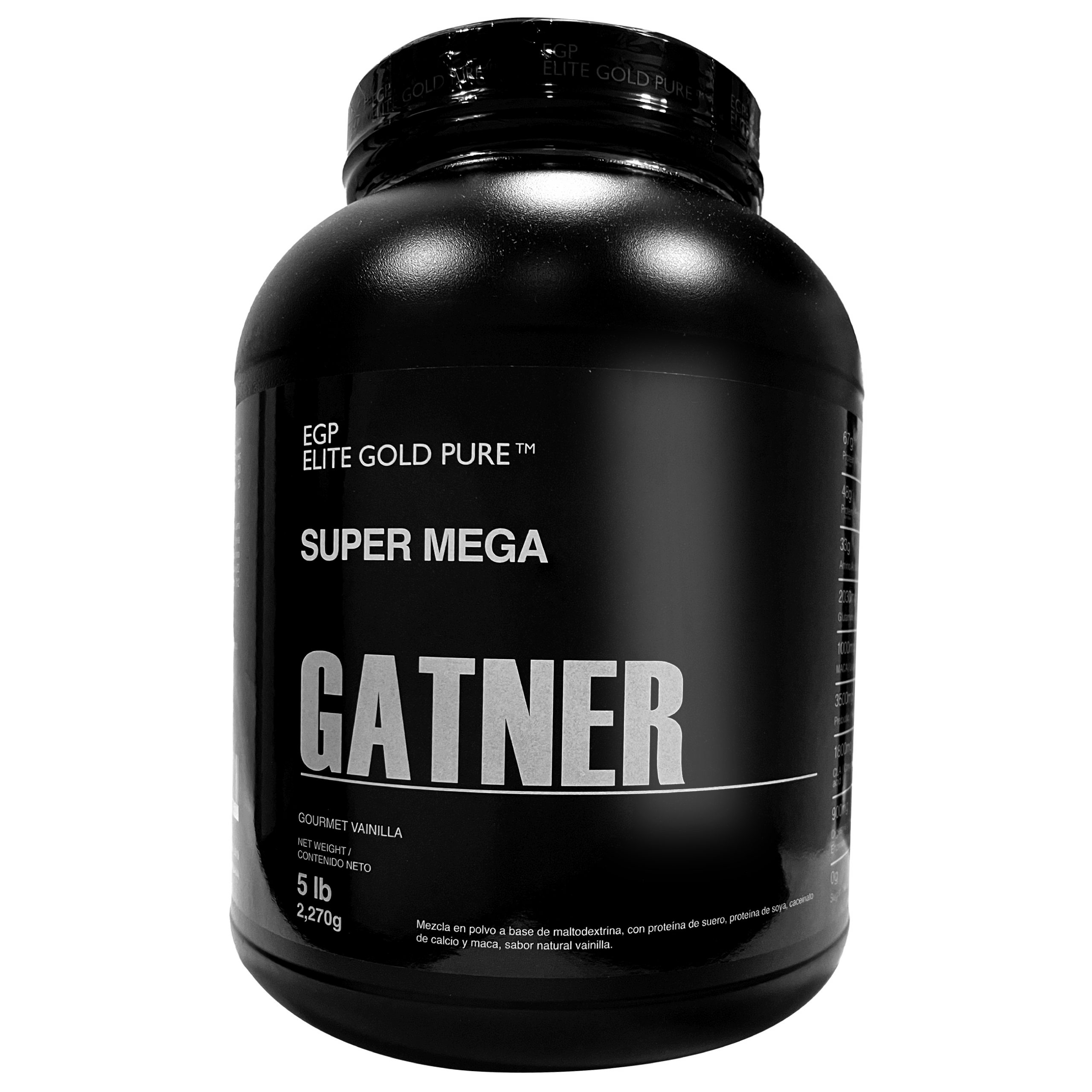 SUPER MEGA GATNER 5 LIBRAS - EGP ELITE GOLD PURE - Outlet Fit Colombia